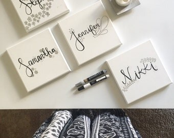 Cursive name art | Etsy