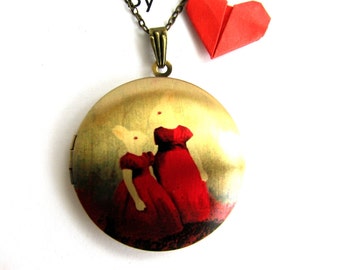 Fairy tale locket | Etsy