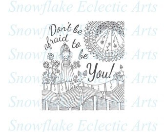 Be Not Afraid Coloring Sheet Coloring Pages