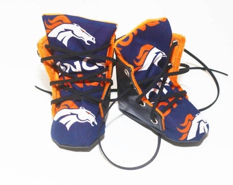 Denver bronco shoes | Etsy