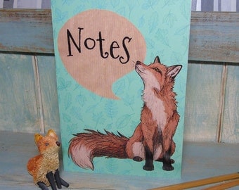 Fox notebook | Etsy