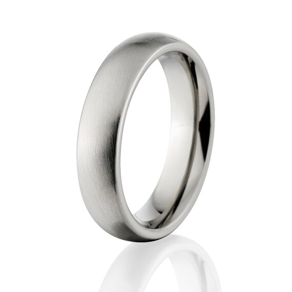 New 6mm Comfort Fit Custom Titanium Ring USA Made Titanium