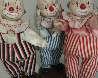 Wind up clowns | Etsy