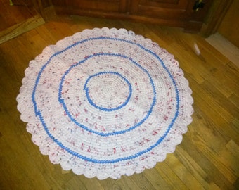 Plastic bag rug | Etsy