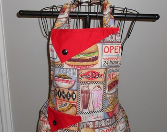 Diner apron | Etsy