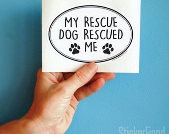 My dog rescued me | Etsy