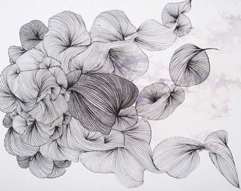 Abstract ink art | Etsy