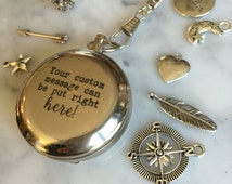 Unique personalized compass related items | Etsy