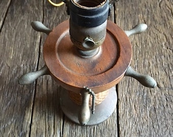Ship wheel lamp | Etsy
