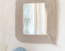 Unique rope mirror related items | Etsy