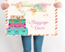 Unique baggage claim sign related items | Etsy