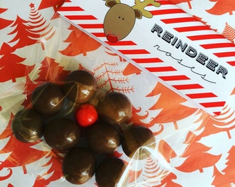 Items similar to Reindeer Noses DIY Printable Treat Bag Topper (pdf ...