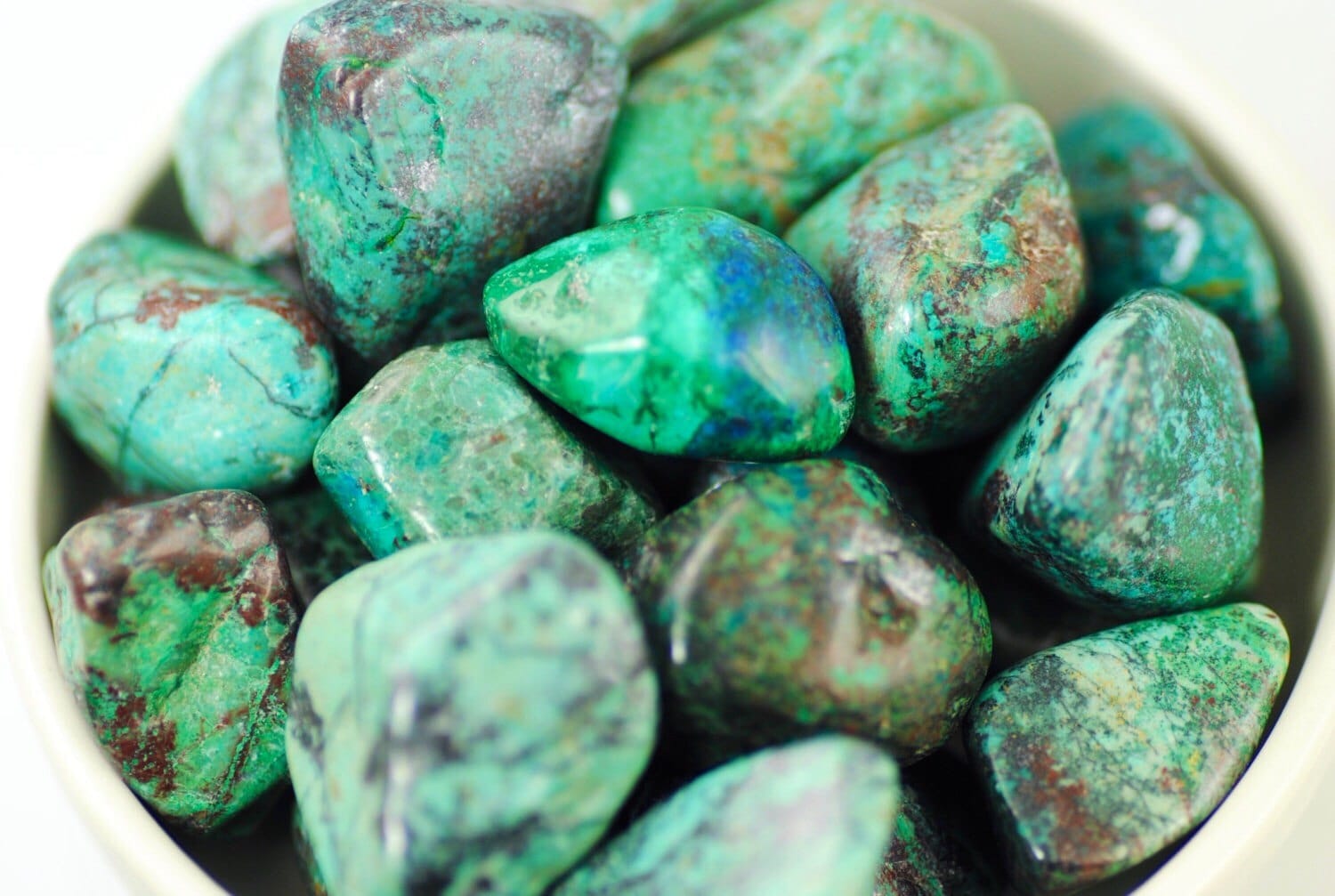 Chrysocolla-Tumbled Chrysocolla-High Grade Polished