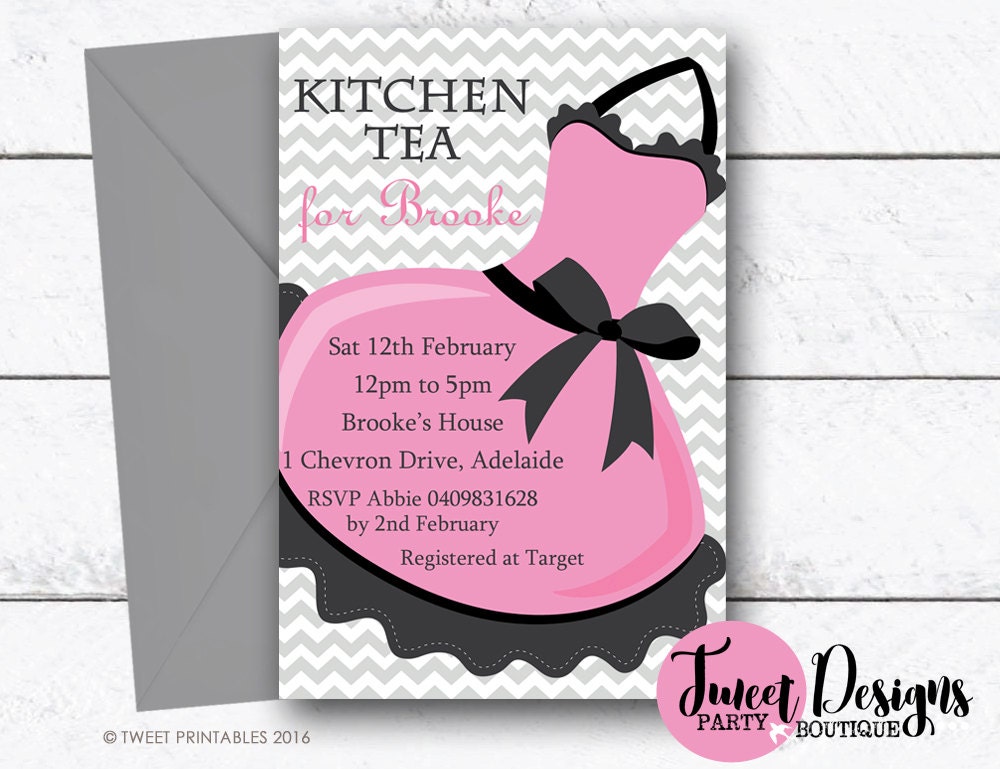 Kitchen Tea Invitation Templates DocTemplates