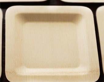 Square paper plates | Etsy