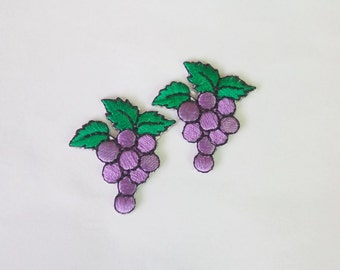 Grape applique | Etsy