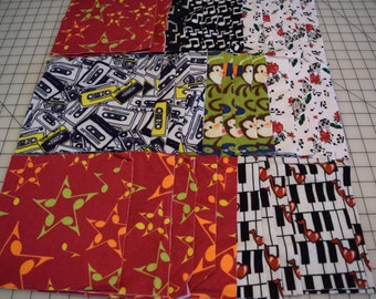 Music themed fabric | Etsy