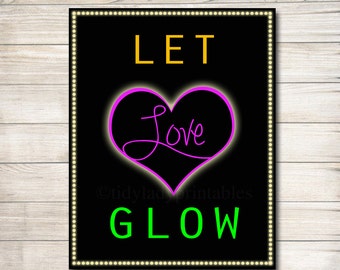 Let love glow | Etsy