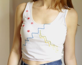 Cut off t shirt | Etsy