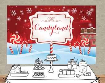 Candy land sign | Etsy