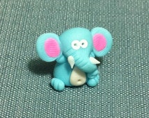 Unique clay baby elephant related items | Etsy