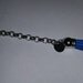 Blue tassel keychain custom keychain suede keychain custom