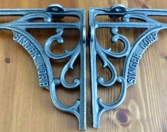 Iron shelf brackets | Etsy