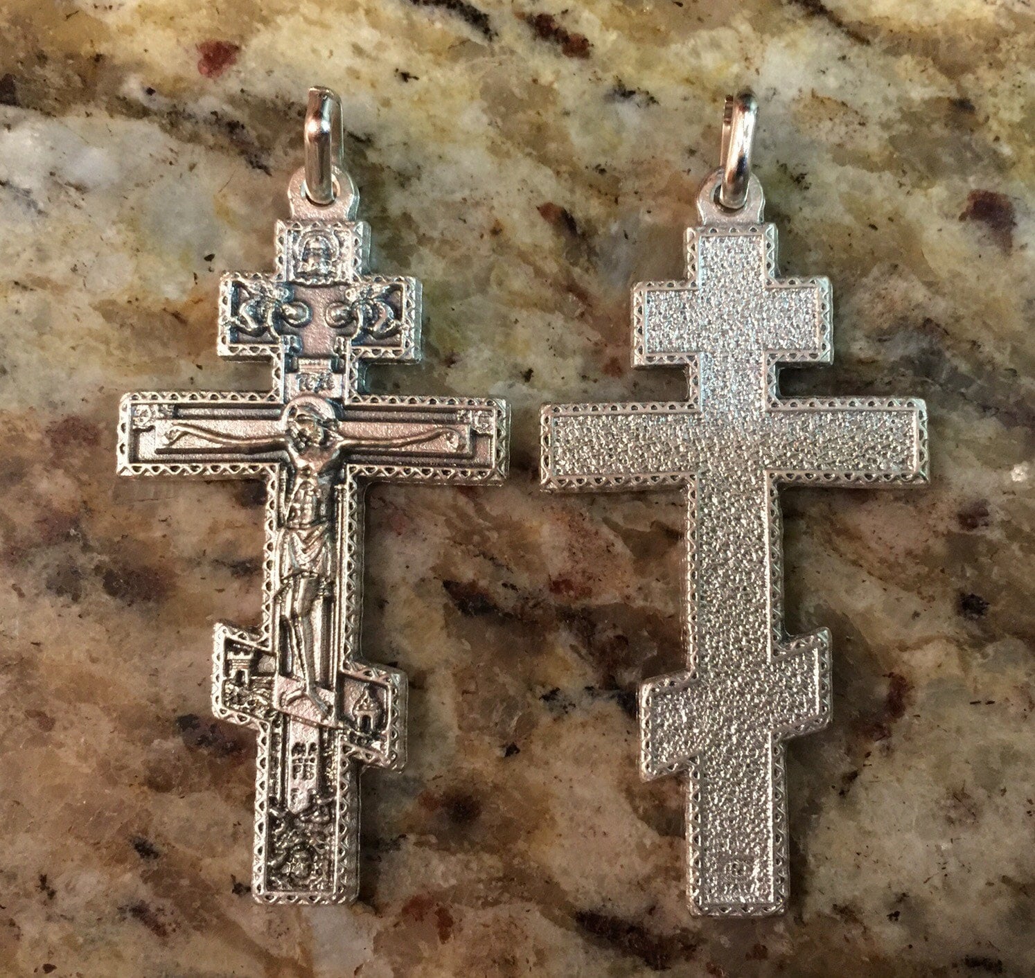 The Traditional Russian Orthodox Three-bar Cross Size