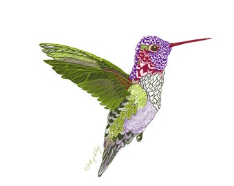 Zentangle bird | Etsy