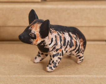 Salamander animal totem OOAK polymer clay by LifedanceCreations