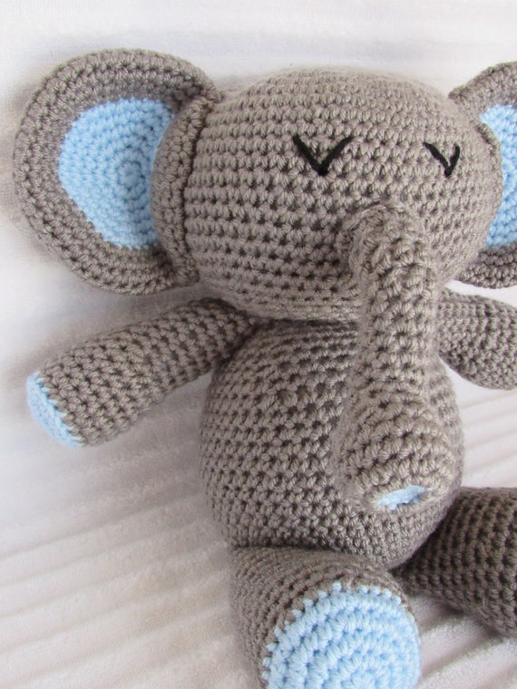 Crochet Elephant Elephant Stuffed Animal Crochet Animal