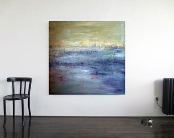 Abstract beach scene | Etsy