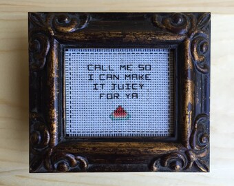 Dirty cross stitch | Etsy