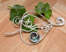Unique wire wrapped hair related items | Etsy