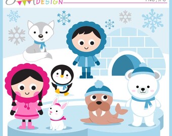 Arctic clipart | Etsy