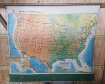Popular items for rand mcnally maps on Etsy