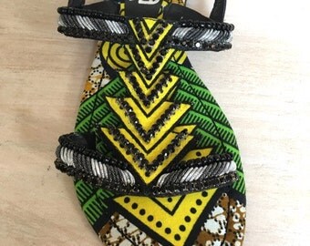 Unique african sandals related items | Etsy