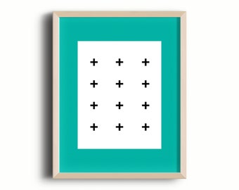 Unique plus sign pattern related items | Etsy