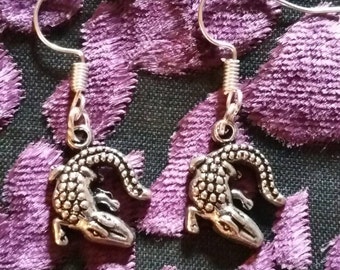 Crocodile earrings | Etsy