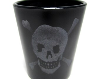 Unique skull shot glass related items | Etsy