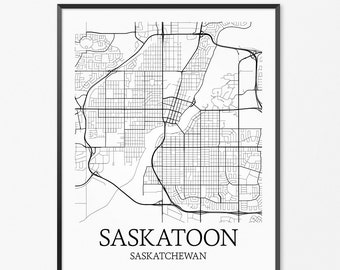 Saskatchewan map | Etsy