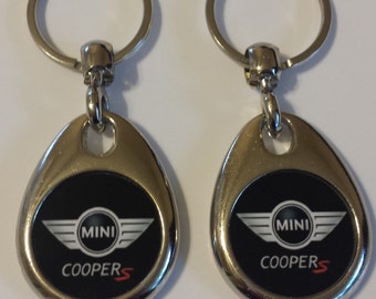 Mini cooper keychain | Etsy