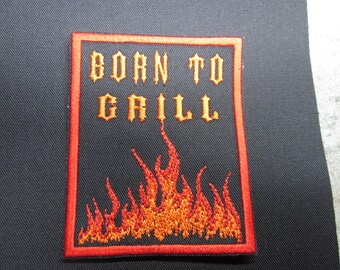 Grill embroidery | Etsy