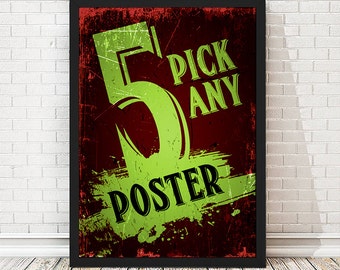 Minimalist Wall Art by TopPoster on Etsy