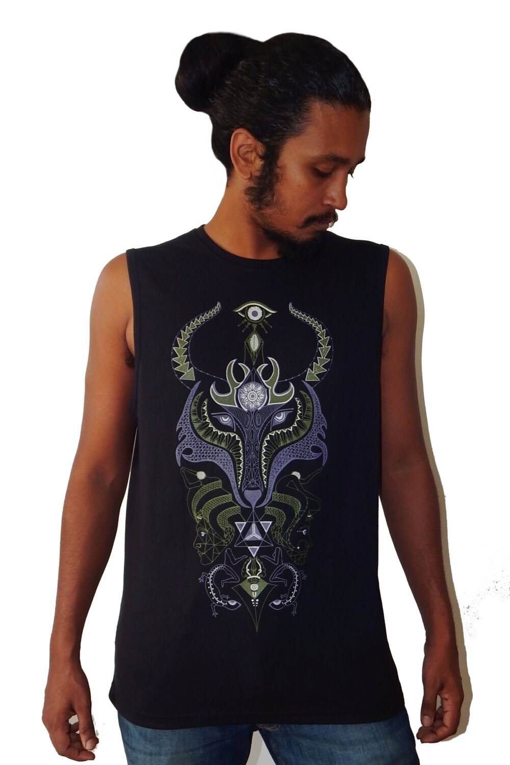 Shaman Clothing Ayahuasca T-shirt Wolf T-shirt Spirit