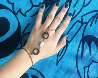 Items similar to Mashed Circles Hand Dyed Fabric on Etsy