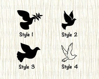 Dove decal | Etsy