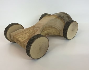 Items similar to Wooden Toy Car For Kids,Reclaimed wood natural and Eco ...