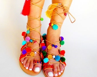 Greek Goddess Sandals by GreekGoddeSSandals on Etsy