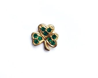 Shamrock lapel pin | Etsy